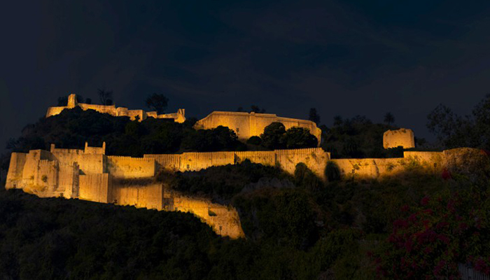 Façade Illumination of Kangra Fort, Himanchal Pradesh