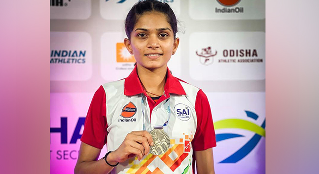 Prachi Devkar - Silver(3000 m steeplechase)